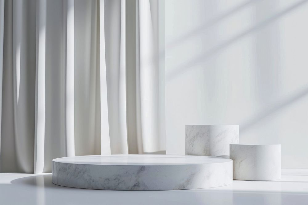 Product podium backdrop white architecture | Free Photo - rawpixel