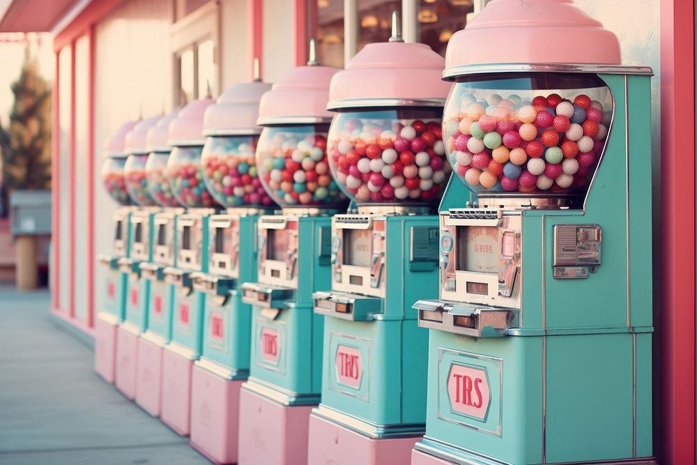 Candy machine confectionery technology outdoors. | Premium Photo - rawpixel