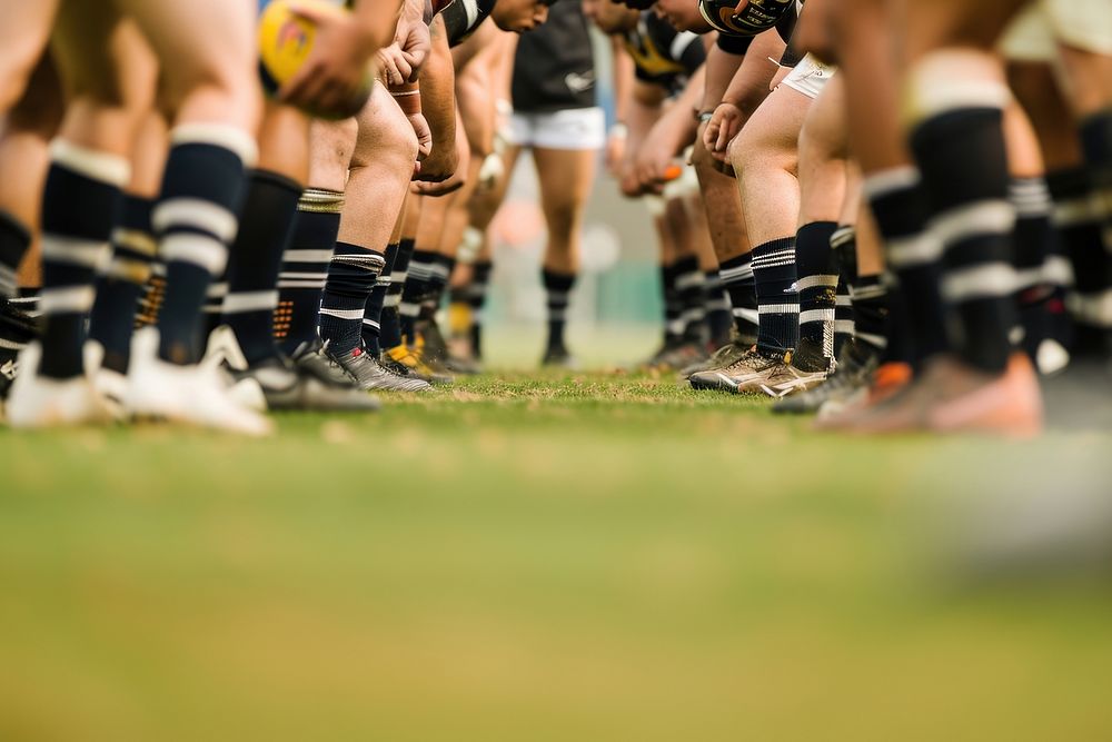 Two rugby Teams sports field | Free Photo - rawpixel