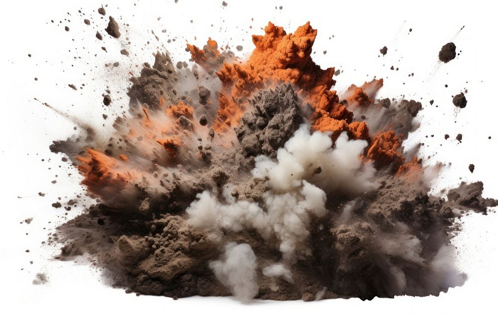 Backgrounds explosion white background destruction | Free Photo - rawpixel