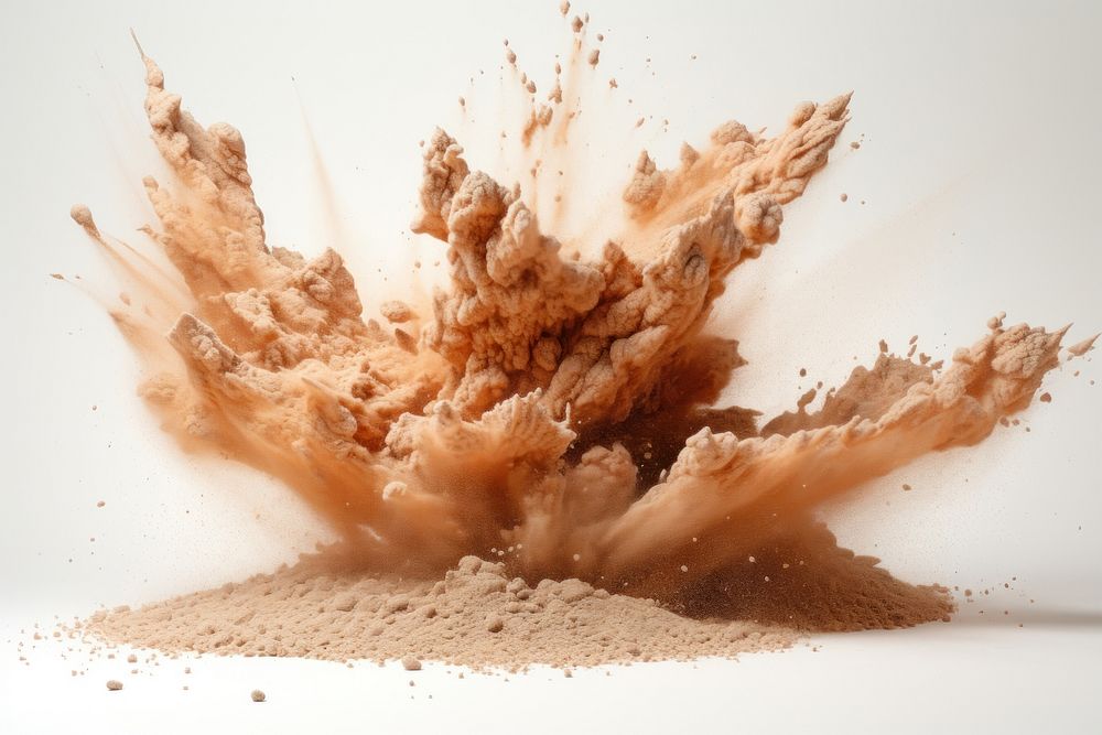 Powder sand white background splattered. | Premium Photo - rawpixel