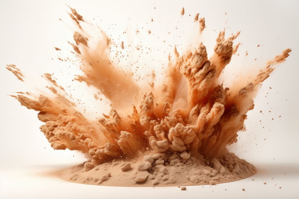 Explosion sand destruction splattered. | Free Photo - rawpixel