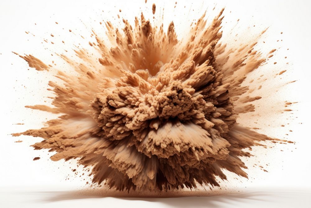 Explosion white background splattered creativity. | Premium Photo ...