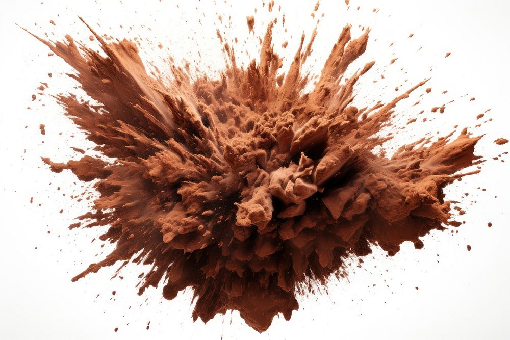 Dessert white background splattered chocolate. | Premium Photo - rawpixel