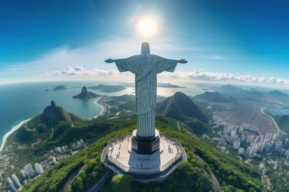 Christ redeemer architecture landmark building | Free Photo - rawpixel
