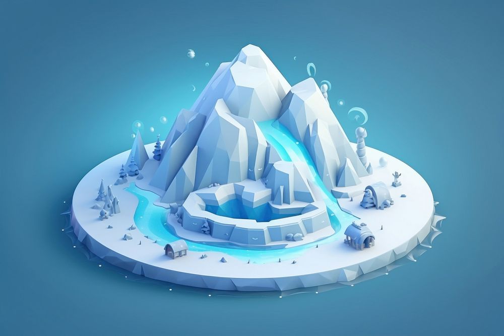 Igloo north pole iceberg freezing | Free Photo Illustration - rawpixel