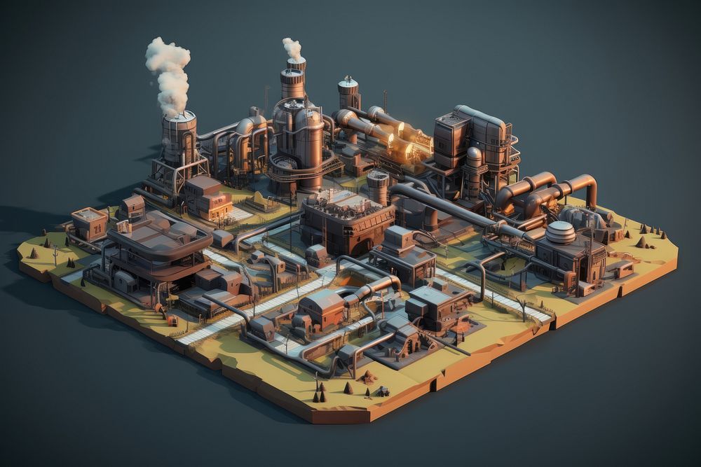 Industry apocalypse architecture factory transportation. | Free Photo ...