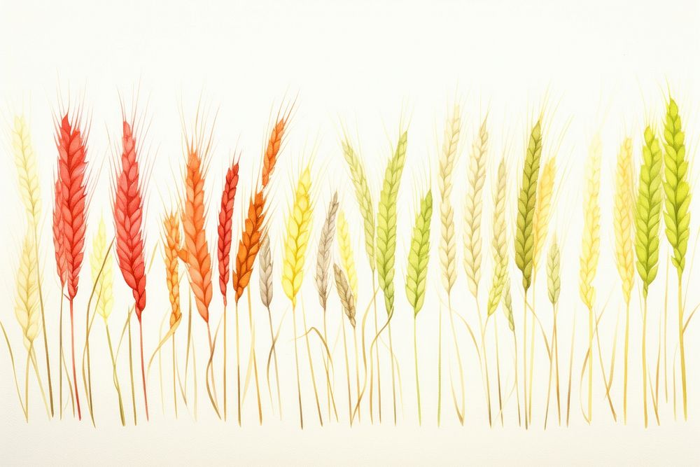 Grains border plant grass wheat. | Premium Photo Illustration - rawpixel