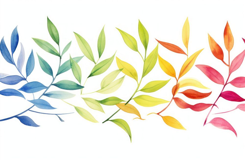 Tea leaves border backgrounds pattern | Free Photo Illustration - rawpixel