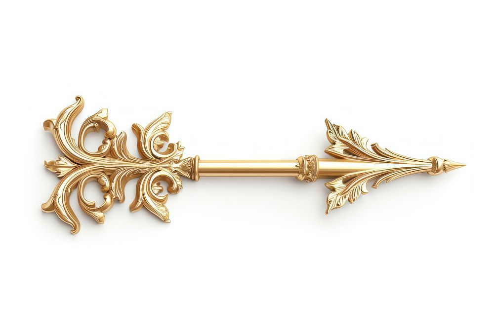 Rococo Arrow jewelry brooch dagger. | Premium Photo Illustration - rawpixel