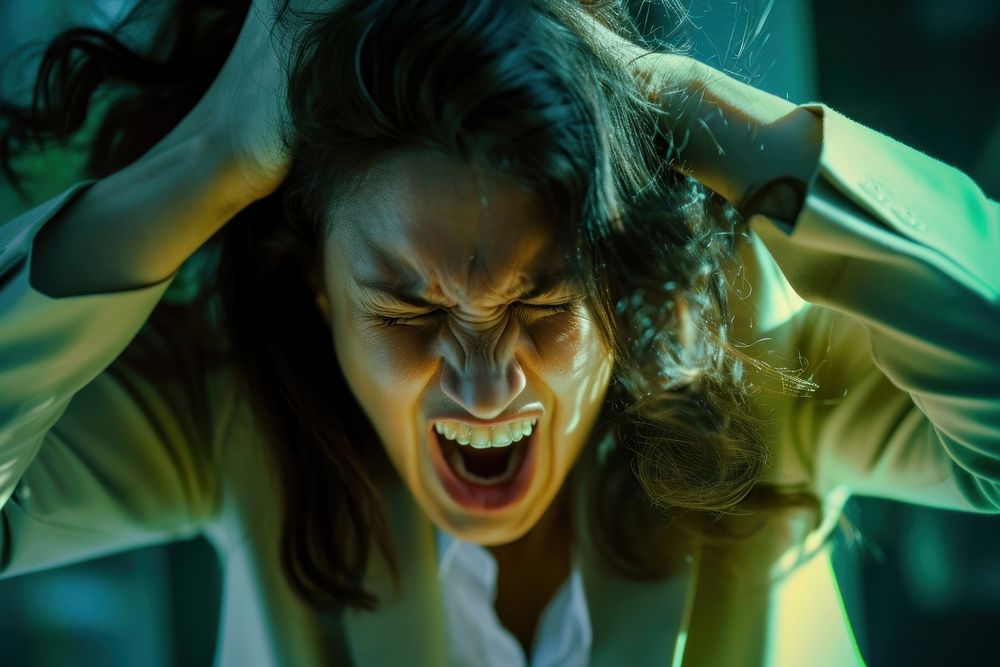 Frustration shouting anger head. | Free Photo - rawpixel