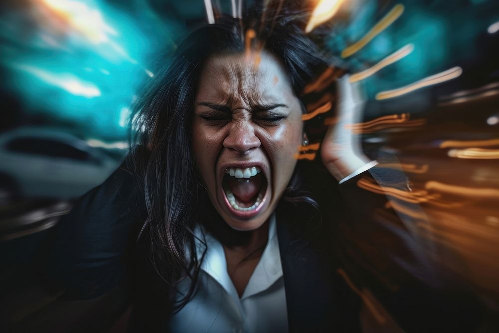 Frustration shouting motion anger. | Premium Photo - rawpixel