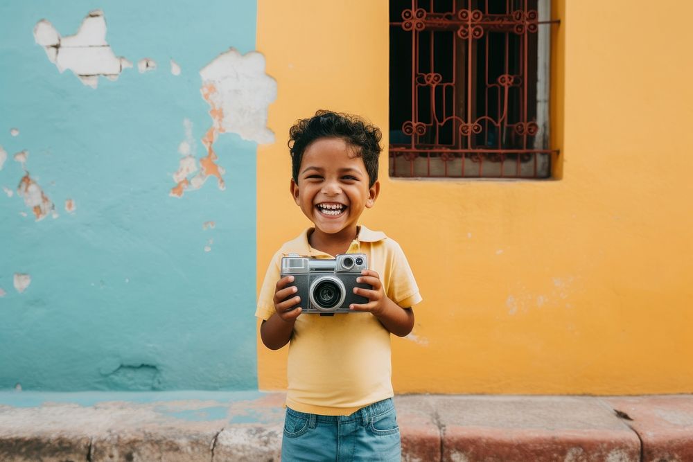 Mexico kids photography smiling camera. | Free Photo - rawpixel