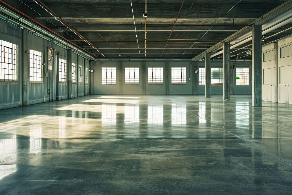 Warehouse warehouse flooring architecture. | Premium Photo - rawpixel