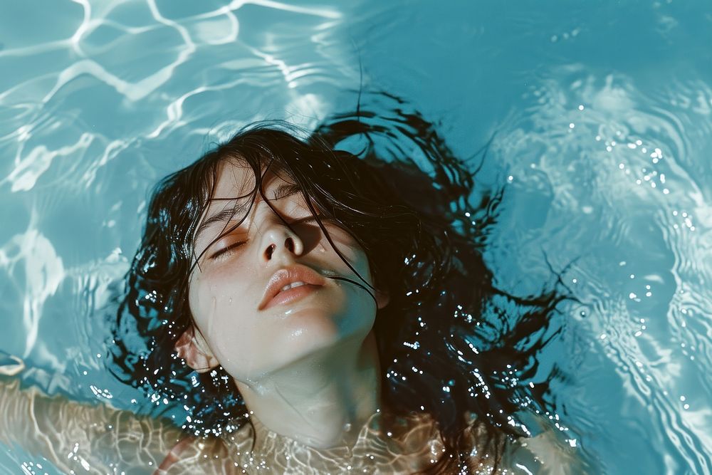 Ocean photography swimming portrait. | Free Photo - rawpixel