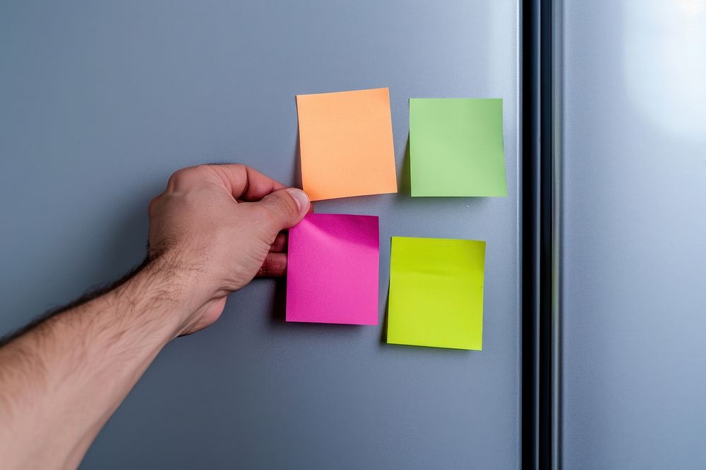 Sticky notes paper hand variation. | Premium Photo - rawpixel
