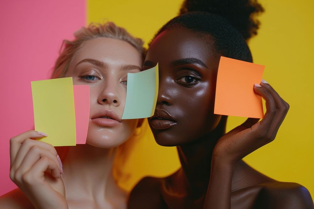 Sticky notes photography portrait adult. | Free Photo - rawpixel
