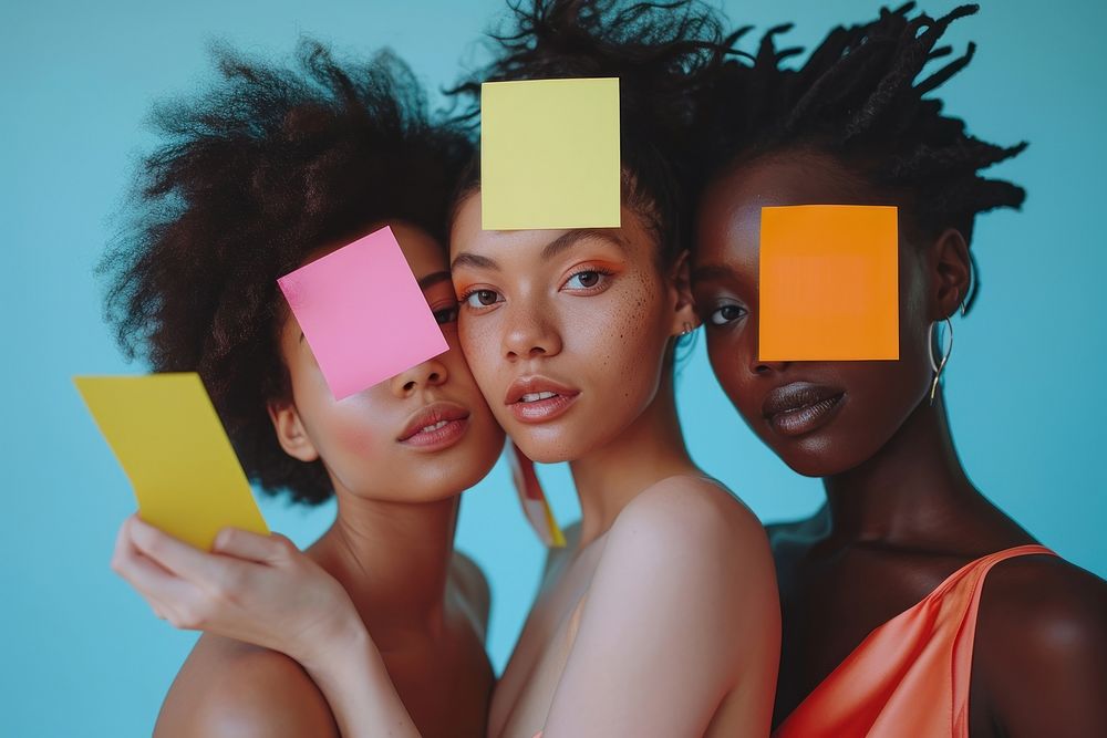 Sticky notes photography portrait adult. | Free Photo - rawpixel