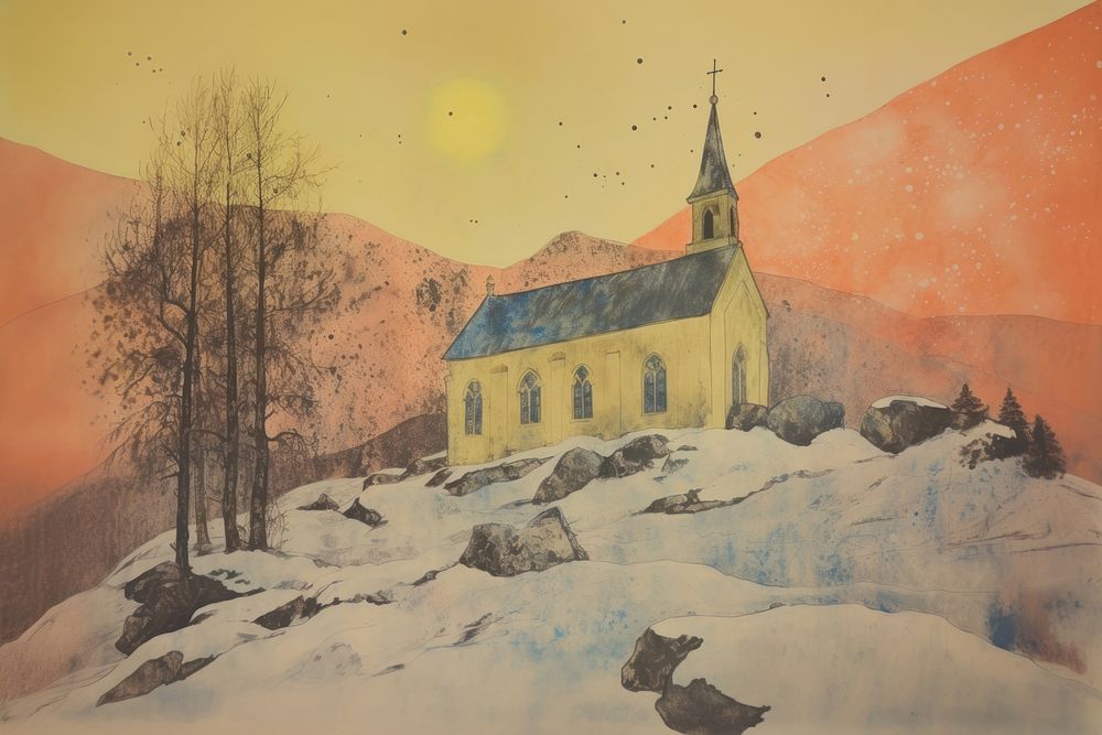 Snow architecture building outdoors. | Free Photo Illustration - rawpixel