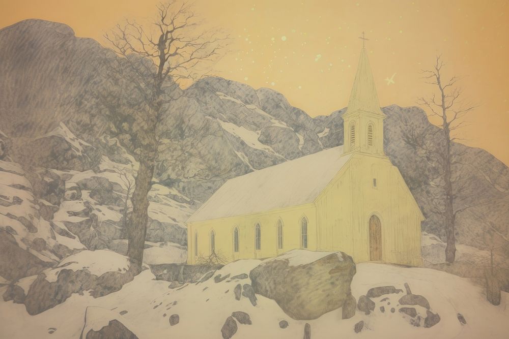 Snow architecture building outdoors. | Free Photo Illustration - rawpixel