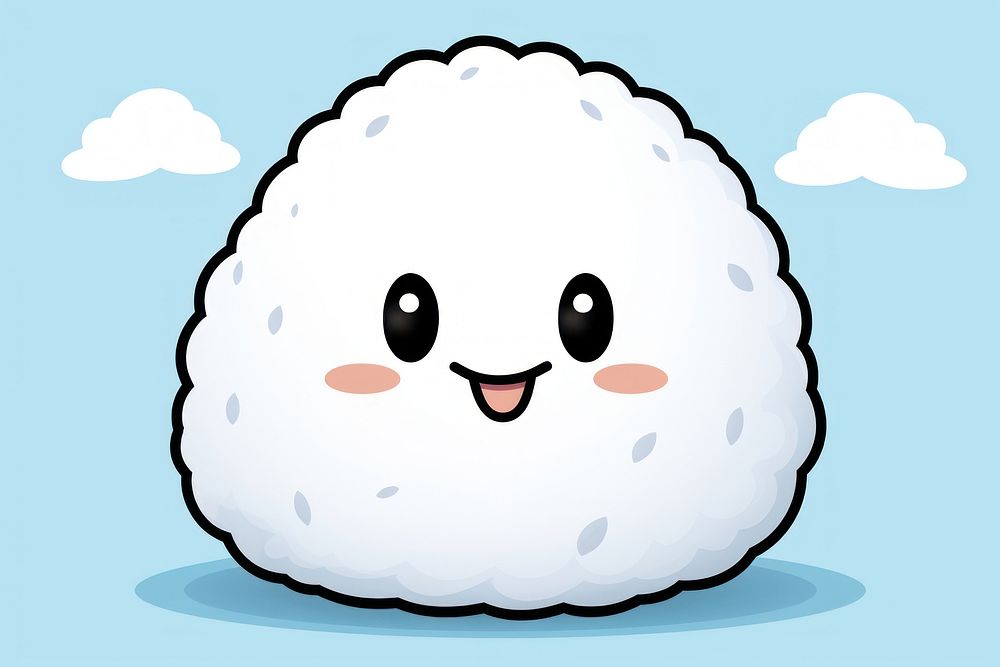 Onigiri cartoon cute anthropomorphic. | Premium Photo Illustration ...