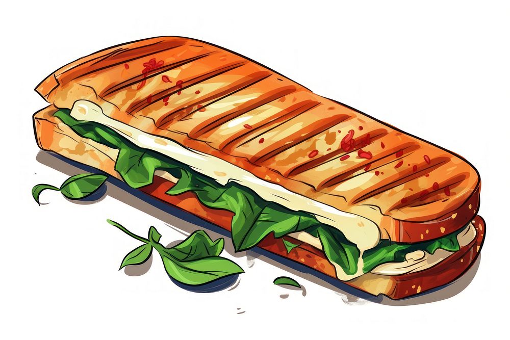 Panini sandwich food meal | Free Photo Illustration - rawpixel