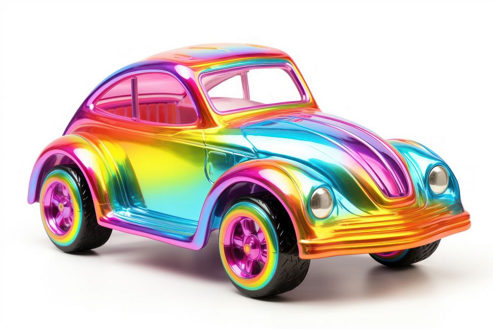 Toy car iridescent toy vehicle | Free Photo Illustration - rawpixel