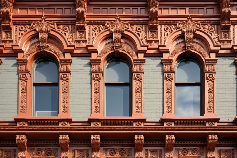 Brick and copper beaux art | Premium Photo - rawpixel
