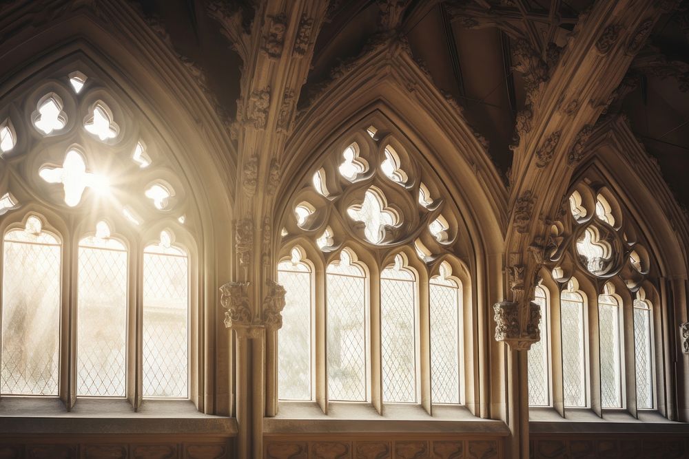 Gothic hall architecture building window. | Premium Photo - rawpixel