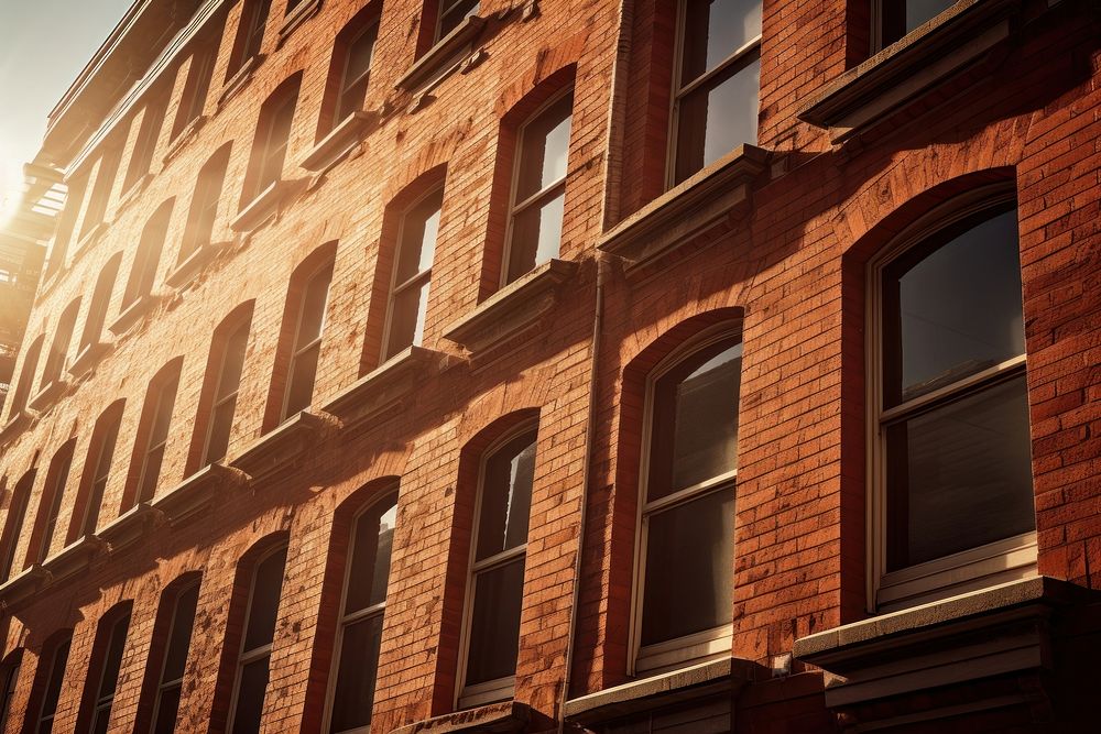 Layers brick buildings facade architecture | Premium Photo - rawpixel