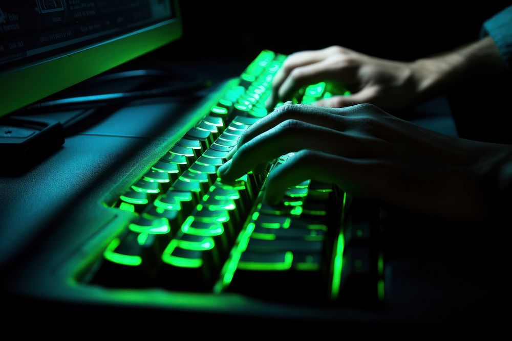 Computer monitor light green. AI | Free Photo - rawpixel