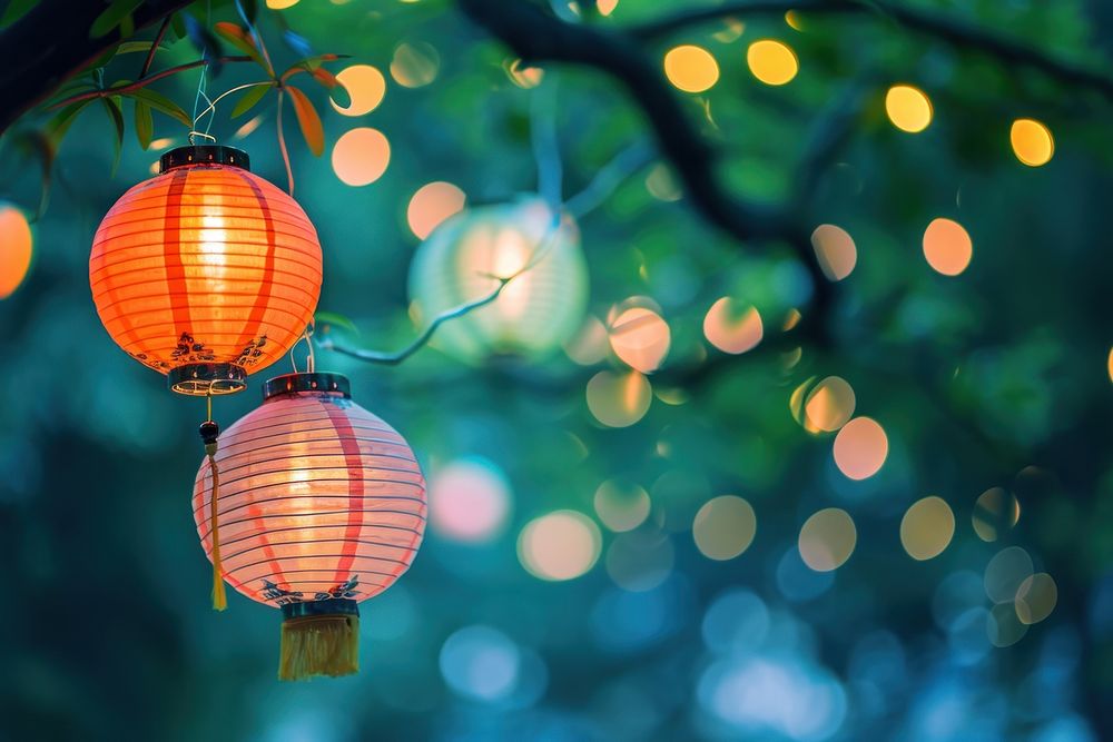 Lantern backgrounds paper lantern illuminated. | Free Photo - rawpixel