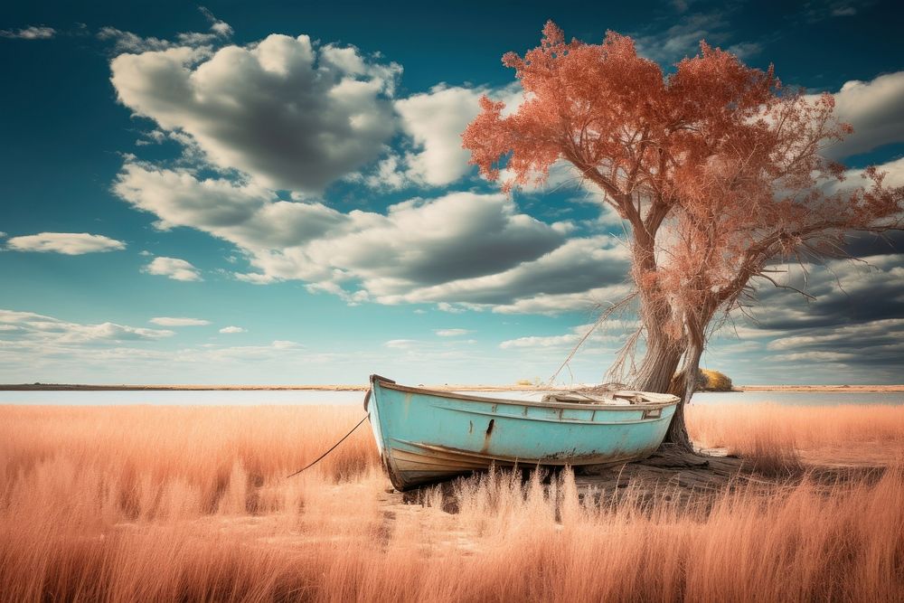 Tree boat landscape outdoors. | Premium Photo - rawpixel