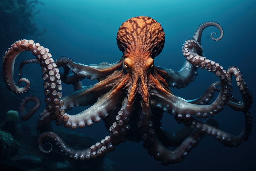 Octopus animal invertebrate cephalopod | Free Photo - rawpixel