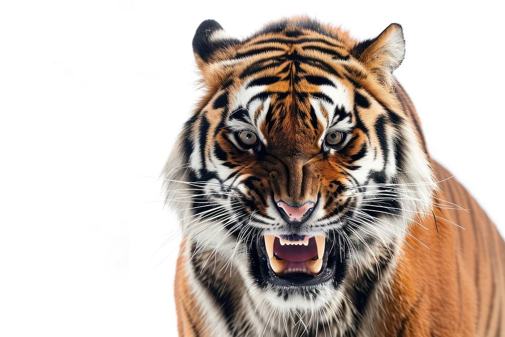 Tiger angry face wildlife portrait | Free Photo - rawpixel