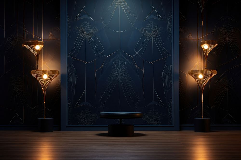 Wallpaper pattern lighting night lamp. | Premium Photo - rawpixel