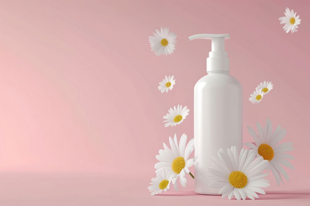 Body lotion packaging daisy flower | Premium Photo - rawpixel
