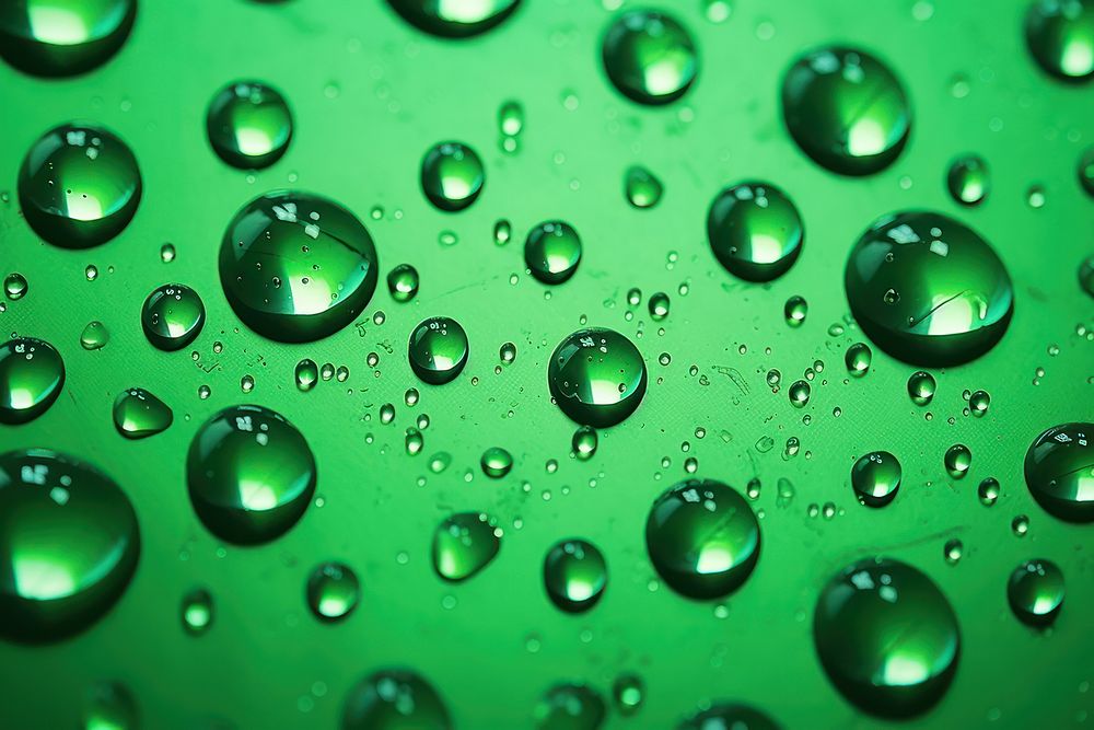 Green water droplets background backgrounds | Free Photo - rawpixel