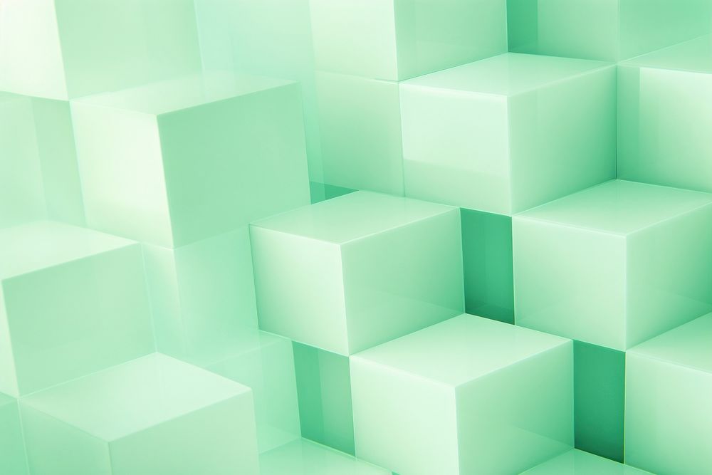 Pastel green abstract cubic background | Free Photo - rawpixel