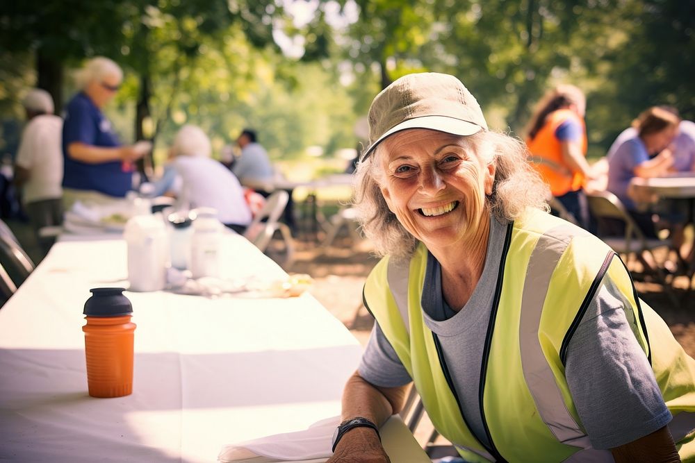 Volunteer portrait outdoors glasses. | Free Photo - rawpixel
