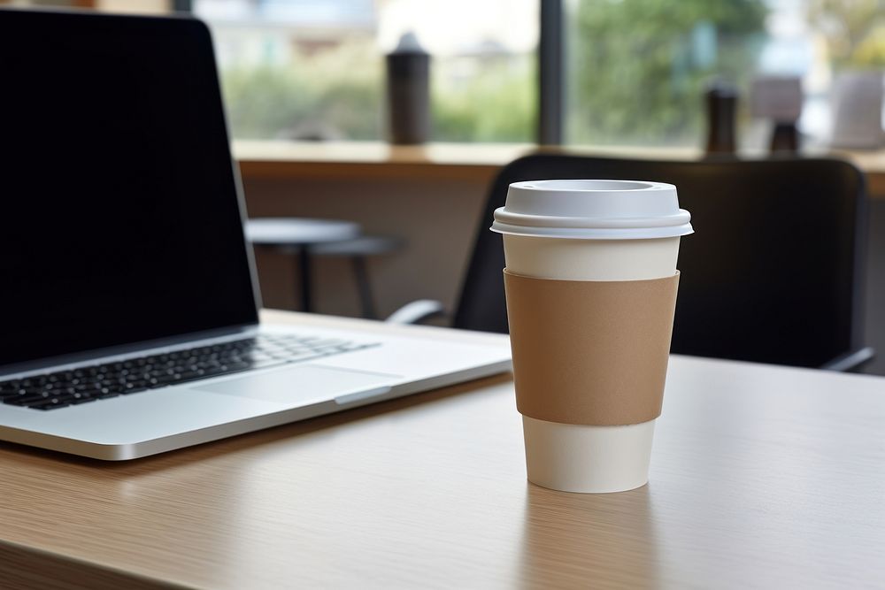 Computer coffee table cup. | Free Photo - rawpixel
