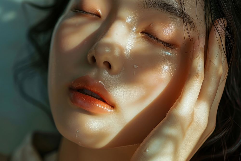 Korean women skin face contemplation. | Premium Photo - rawpixel