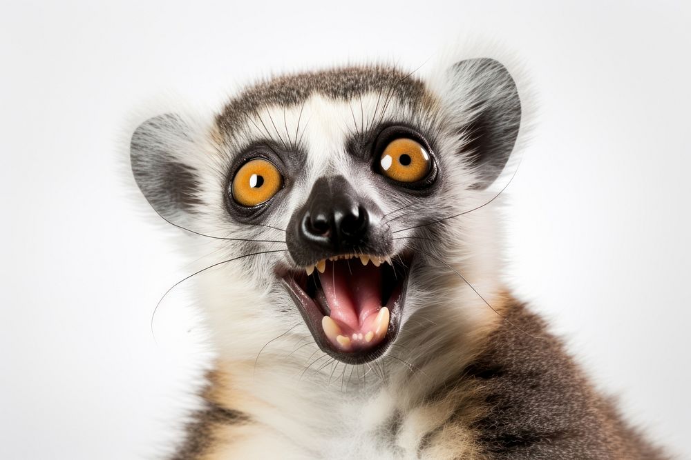 Smiling lemur wildlife animal mammal. | Free Photo - rawpixel