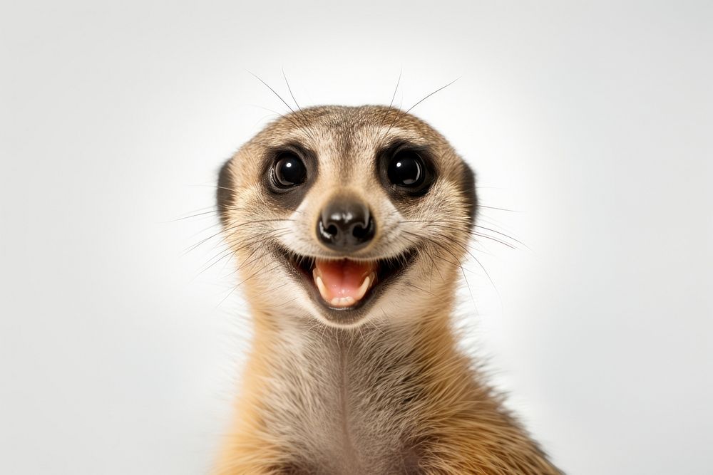 Smiling meerkat wildlife animal mammal. | Premium Photo - rawpixel