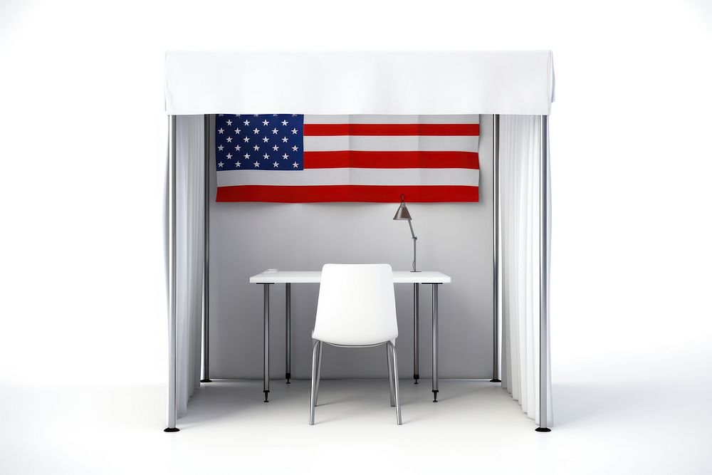 Election booth furniture table chair. | Premium Photo - rawpixel
