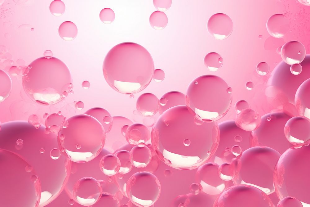 Pink bubbles background backgrounds petal | Free Photo - rawpixel