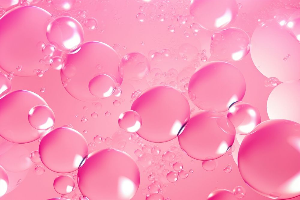 Pink bubbles background backgrounds petal | Free Photo - rawpixel