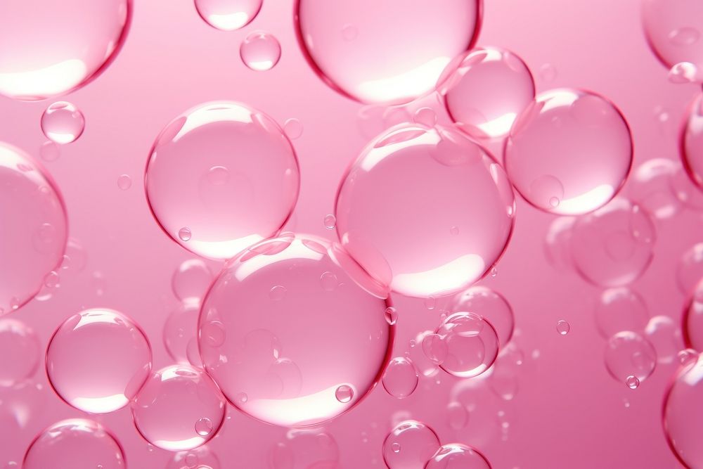 Pink bubbles background backgrounds petal | Premium Photo - rawpixel