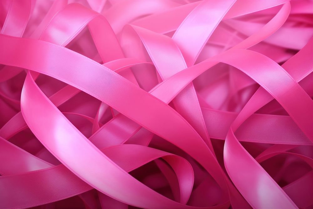 Pink ribbons background backgrounds petal | Premium Photo - rawpixel