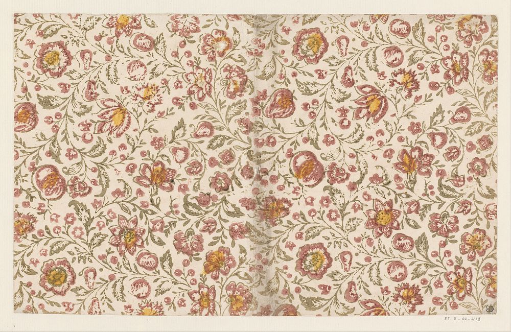 Blad met strooipatroon van ranken | Free Photo Illustration - rawpixel